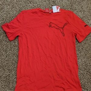 Puma | Shirts | Puma Mens Big Cat Tee Red | Poshmark